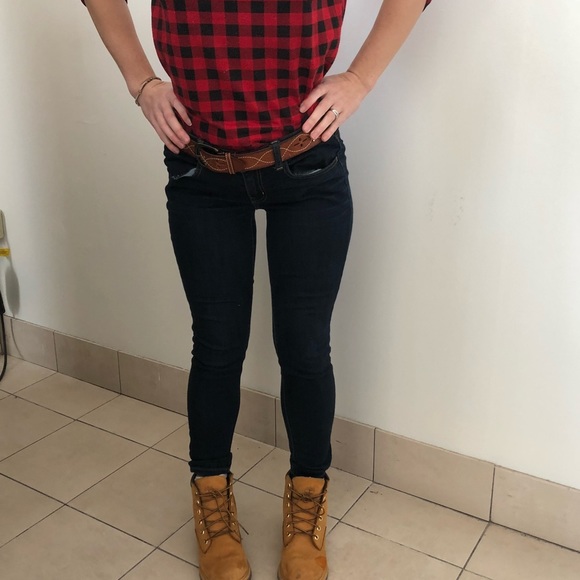 Tops | Red Black Lumberjack Plaid Flannel Shirt M | Poshmark